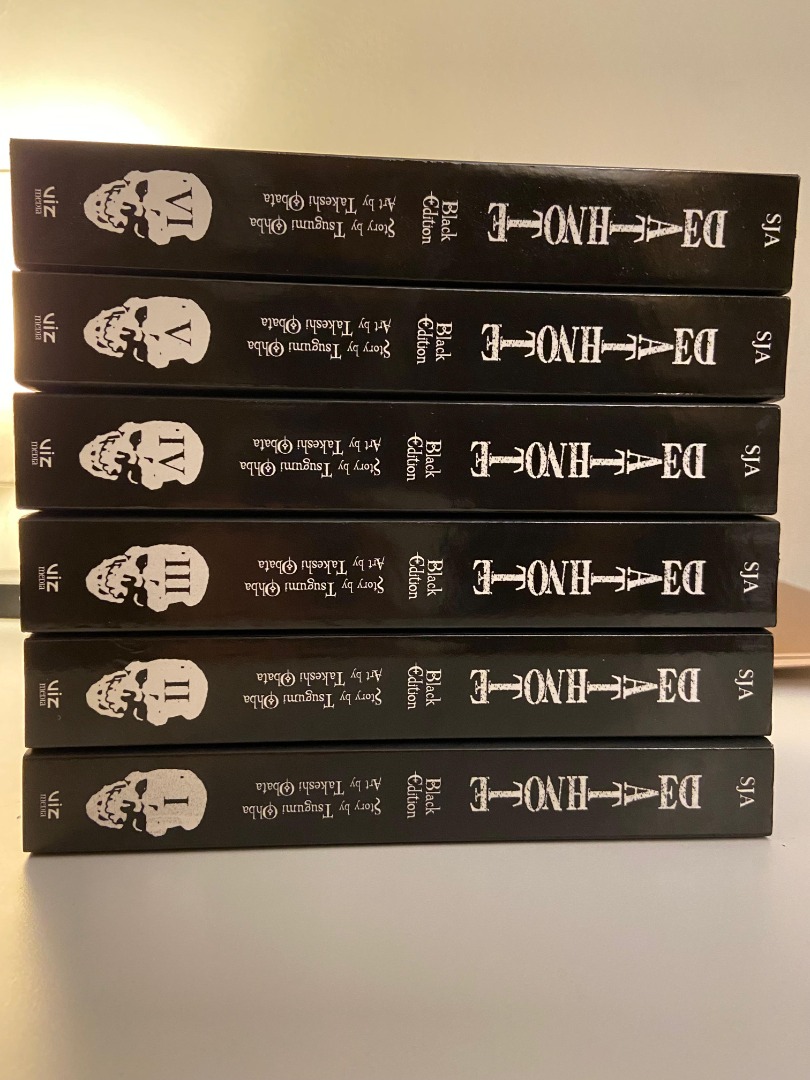 [Omnibus Full Set] Death Note Black Edition Omnibus Manga Vol 1-6 (12 ...