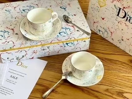 Dior Coffee Cup Afternoon Tea Set, Furniture & Home Living, Kitchenware ...