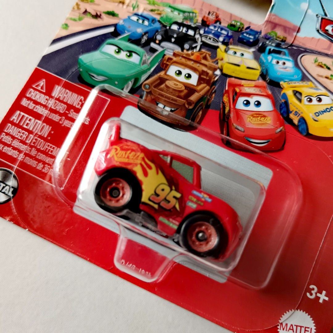 DISNEY PIXAR CARS MINI RACERS Lightning McQueen 1:110 Scale, Hobbies ...