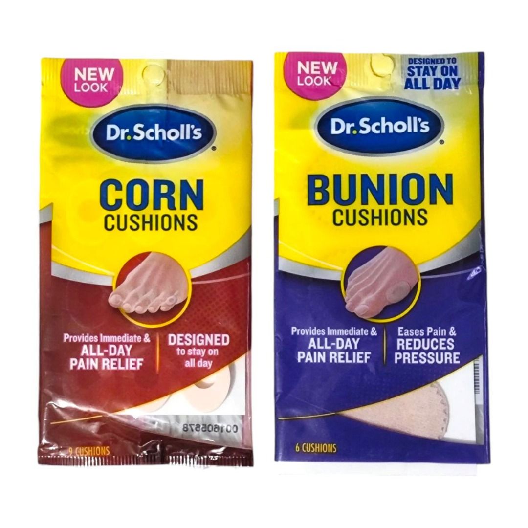Dr. Scholl's Corn & Bunion Cushions Provides Immediate & All Day Foot ...