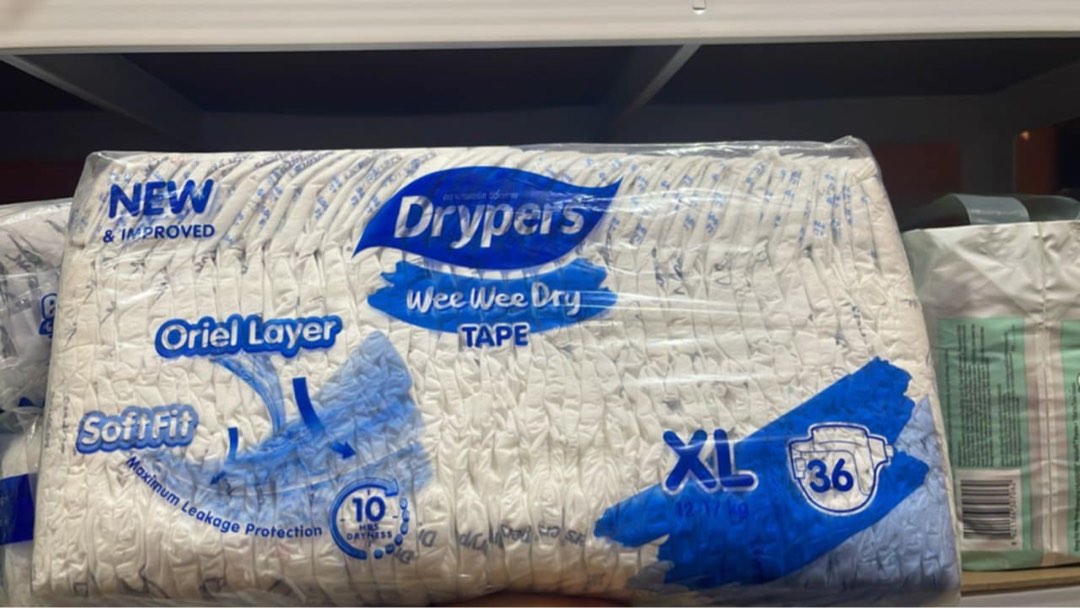 Drypers we we dry tape, Babies & Kids, Bathing & Changing, Diapers ...