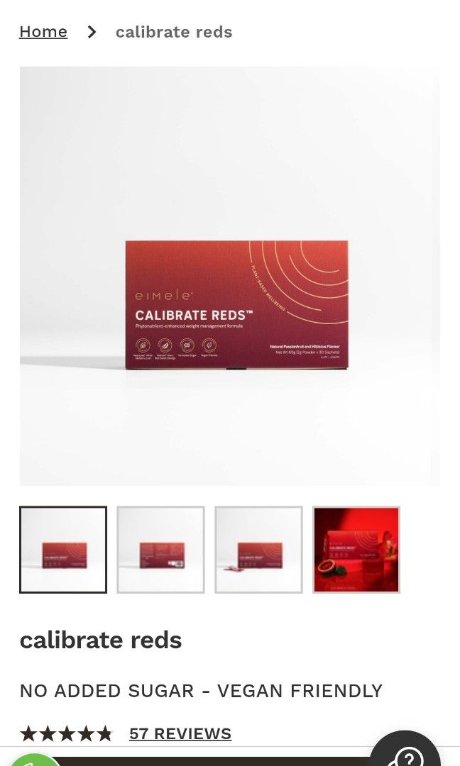 Eimele Calibrate Reds, Health & Nutrition, Health Supplements, Health ...
