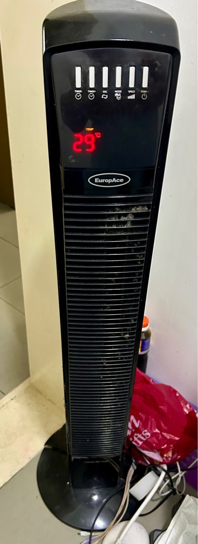 EuropAce Tower Fan, Furniture & Home Living, Lighting & Fans, Fans on ...