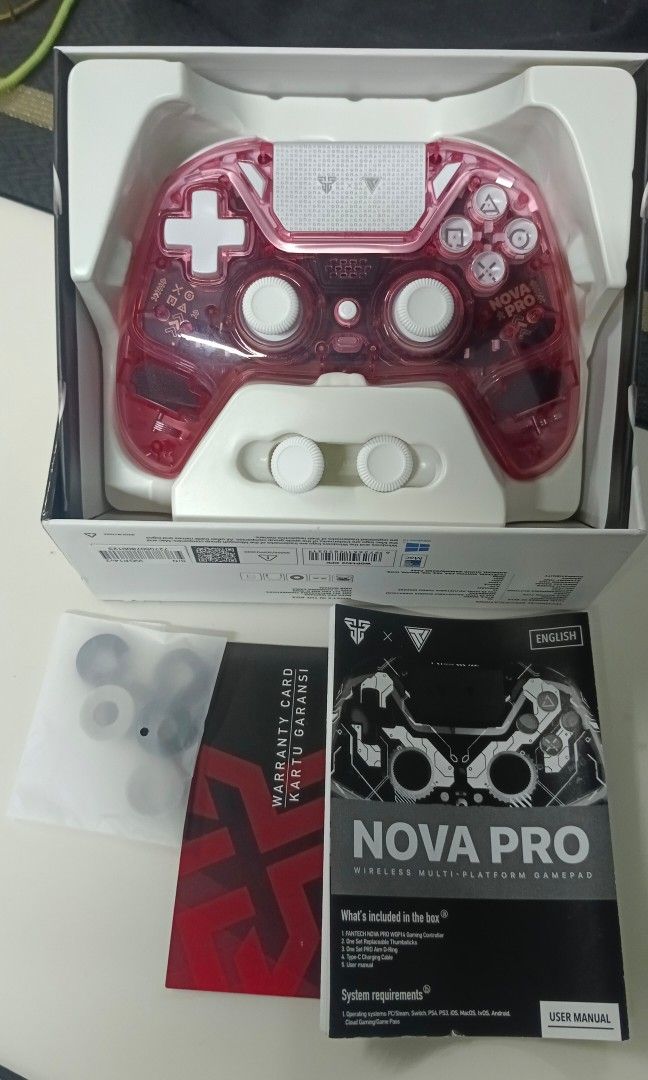 Fantech Nova Pro WGP14 v2 Hall Effect RGB Controller, Video Gaming ...
