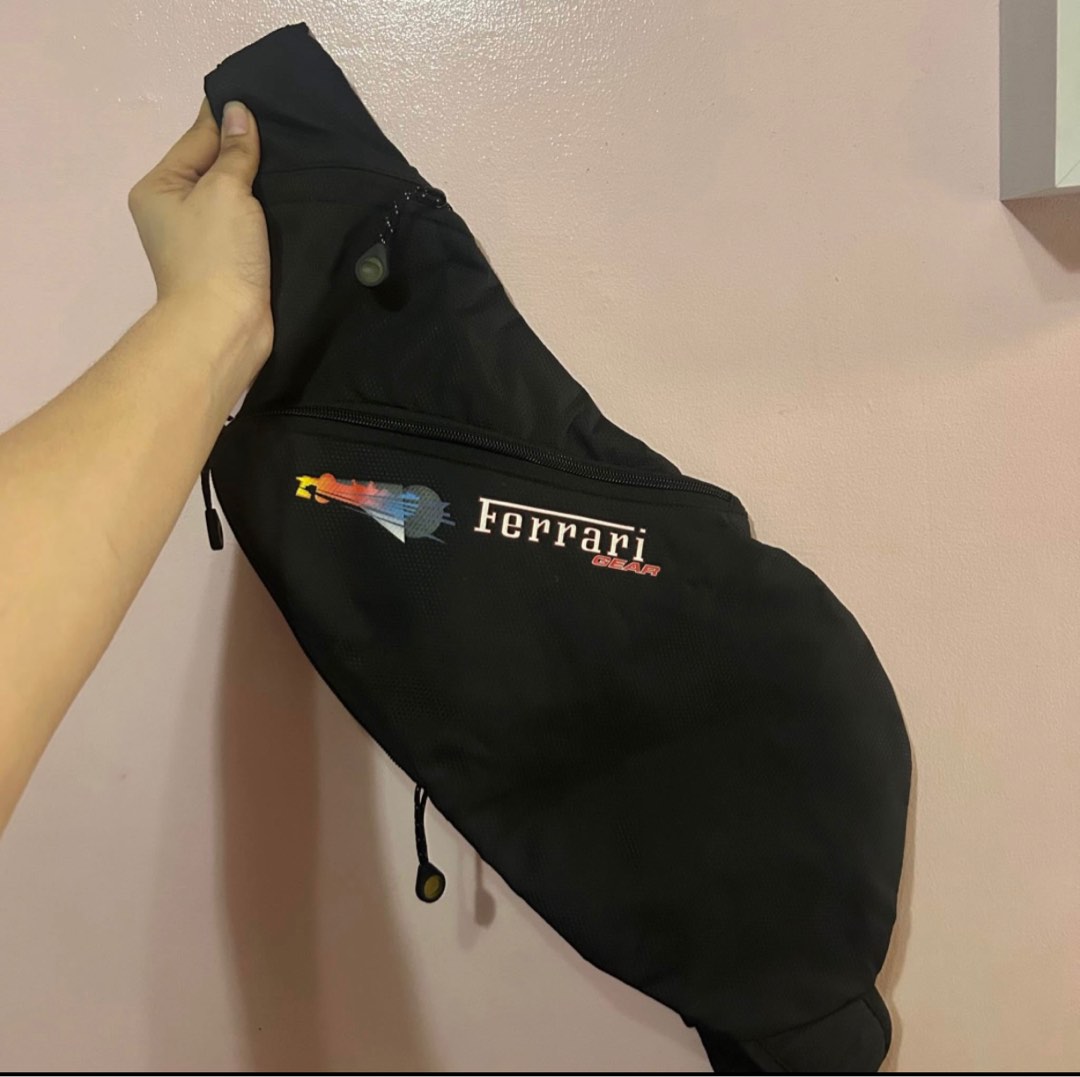 Ferrari cross body bag, Men's Fashion, Bags, Belt bags, Clutches and ...
