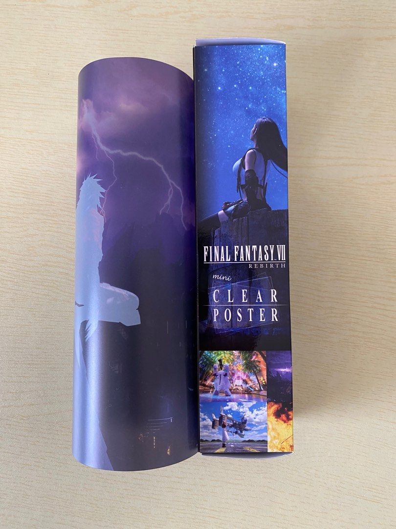 Final Fantasy VII FF7 Rebirth Mini Clear Poster Vincent Valentine ...