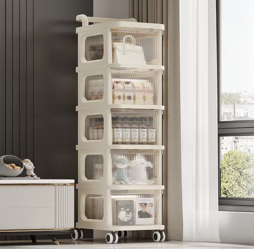 [FREE DELIVERY] Multilayered Portable Storage Trolley Cabinet With ...