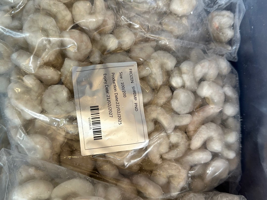 Frozen prawn 100-200, Food & Drinks, Chilled & Frozen Food on Carousell