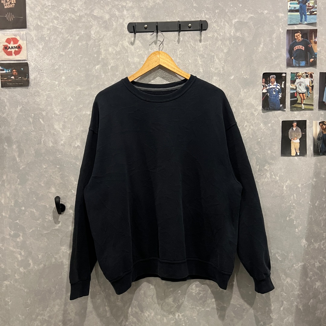 Fruit of the Loom Navy Blue Sweater Jacket, Men's Fashion, Coats ...