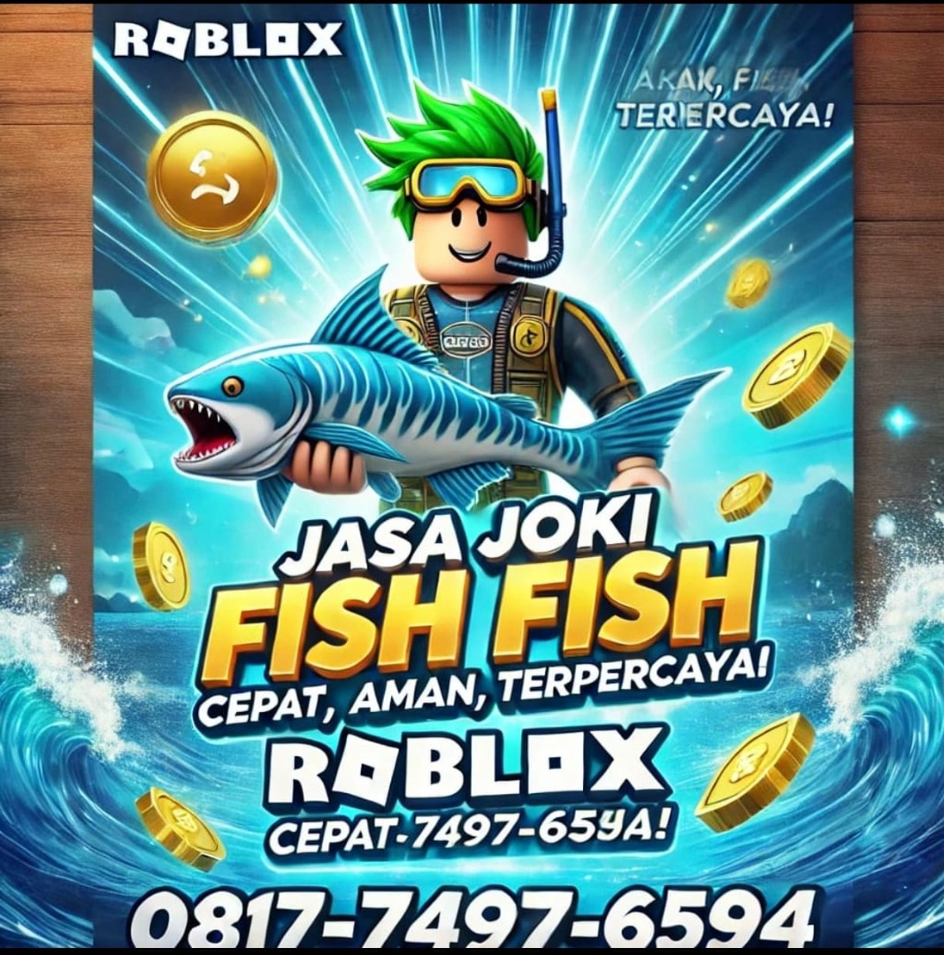 JASA JOKI GAME FISH DI ROBLOX BY NICO joky Jokie jokky, Video Game ...