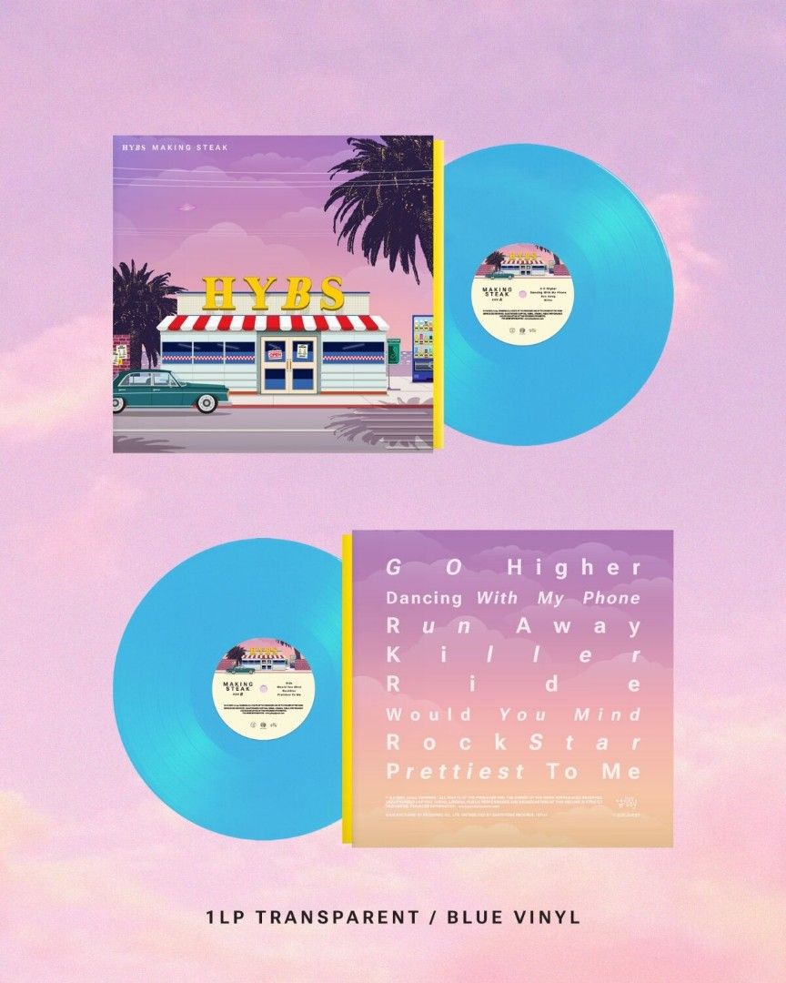 HYBS : Making Steak Transparent Blu Vinyl ________ 2025 Edition with ...
