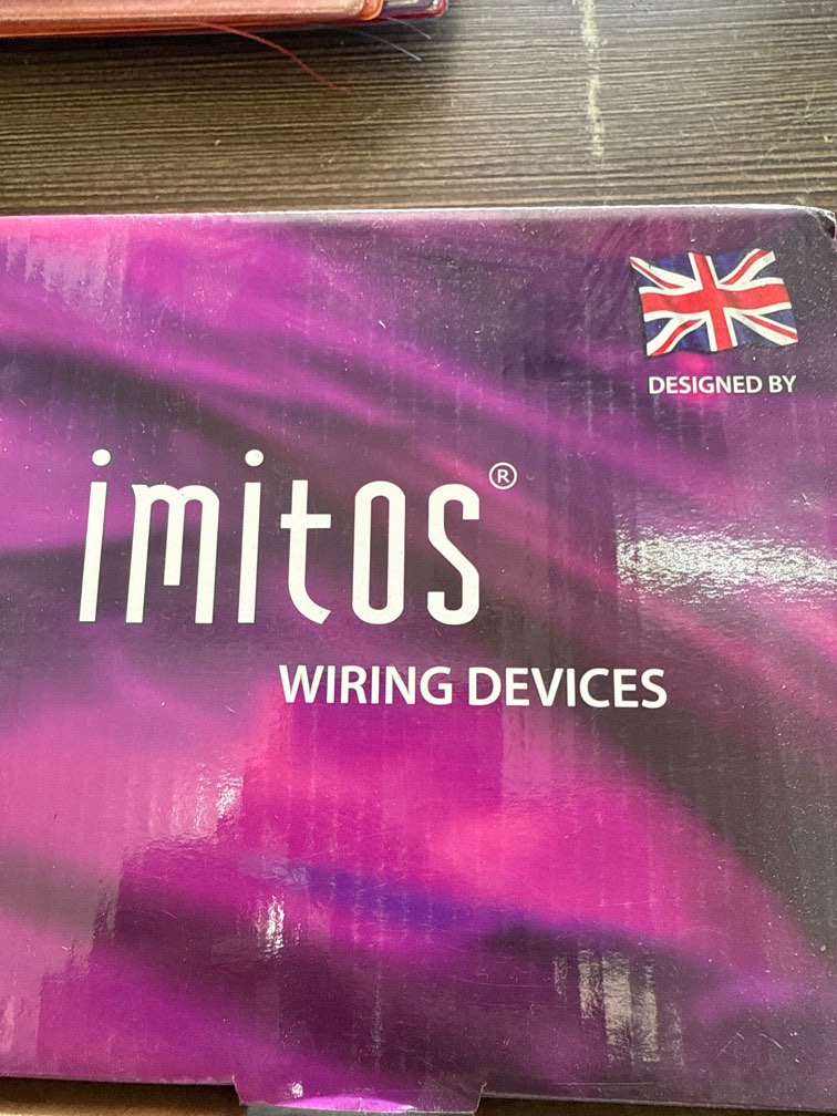 IMITOS WIRING DEVICES - 1 Gang 1 Way 16 A 250V Dark Grey, TV & Home ...