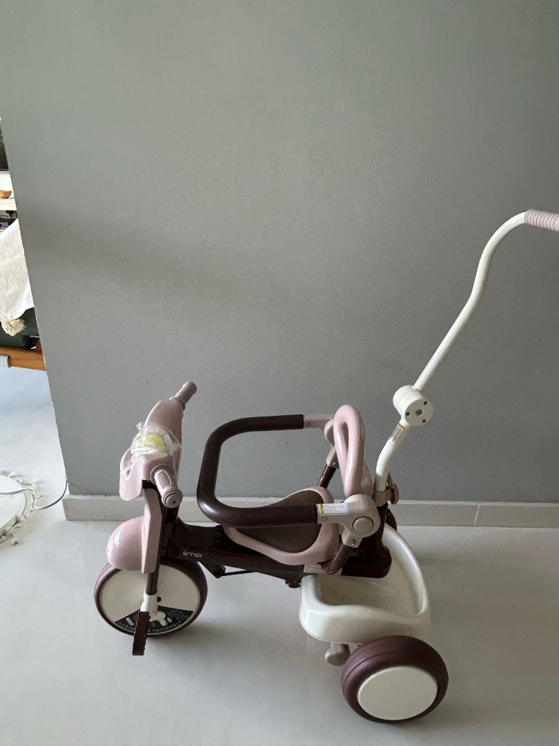 Infant tricycle with push handle, Babies & Kids, Going Out, Strollers ...