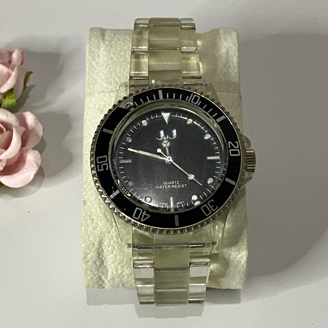 J.J quartz japan movement, Men's Fashion, Watches & Accessories ...
