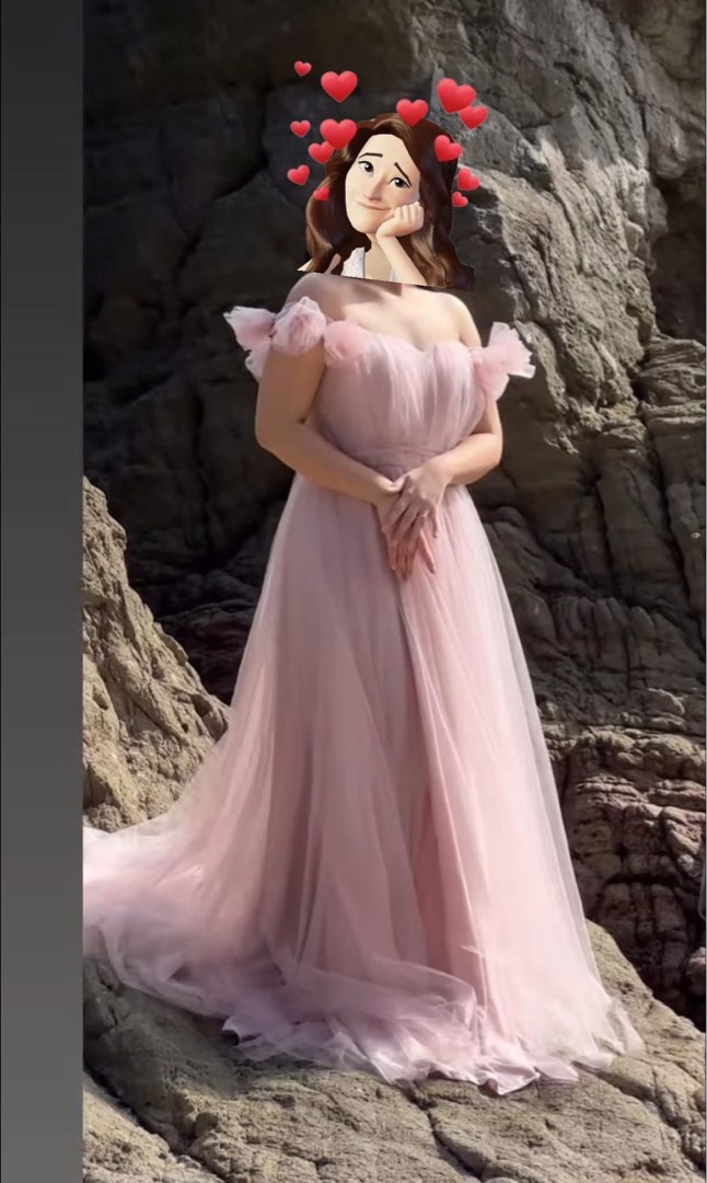 JS prom gown/prenup, Women's Fashion, Dresses & Sets, Evening dresses ...