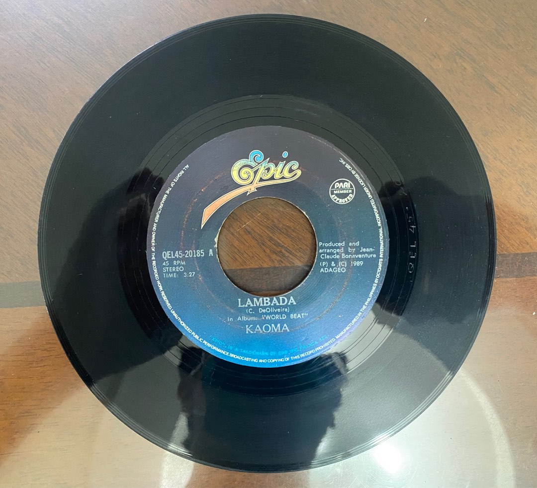Kaoma – Lambada / Sopenala - Philippines Original Latin Dance House Pop ...