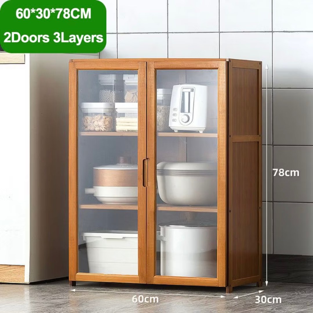 Kitchen Storage Cabinet With Doors | Pantry Storage Organizer Cabinet ...