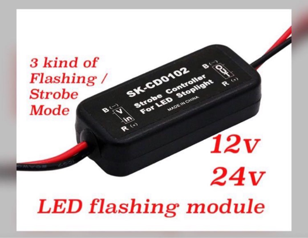 Led flasher module, make normal led to flashing in style, Car ...