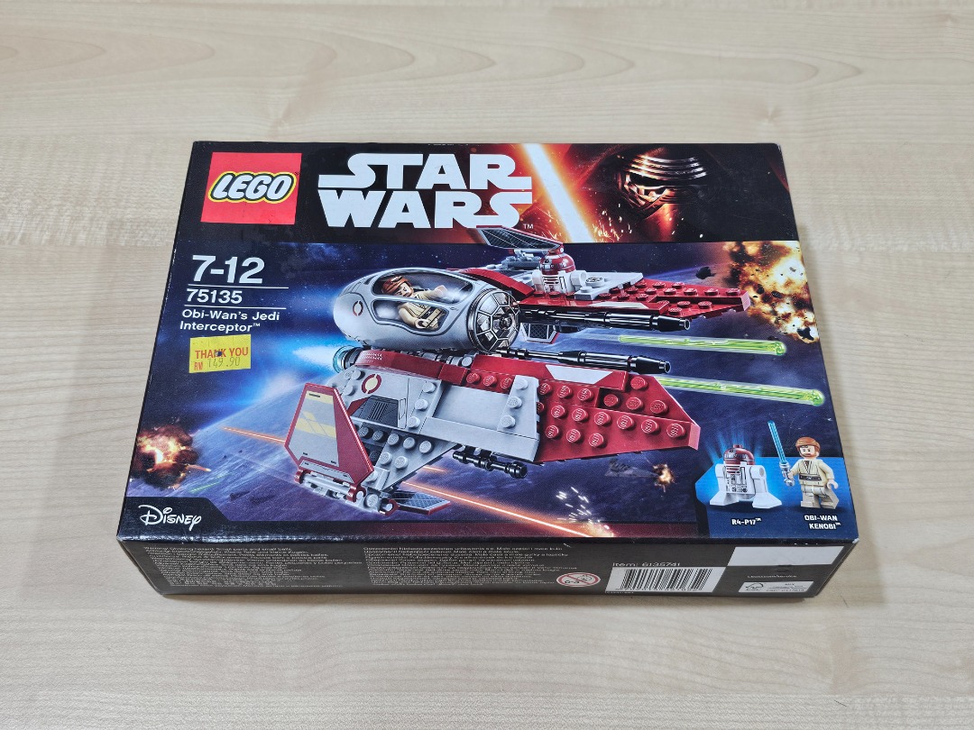 Lego star wars 75135 Obi-Wan's Jedi Interceptor, Hobbies & Toys, Toys ...
