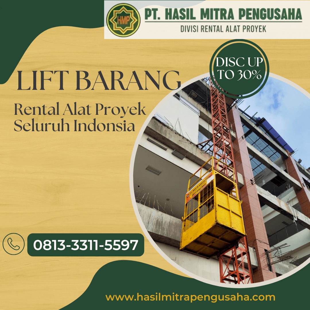 Lift Barang Batang Provinsi Jawa Tengah | Lift Material | Lift Proyek ...