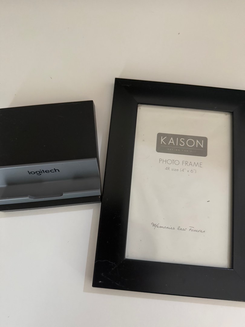 Logitech phone stand and small photo frame, Hobbies & Toys, Stationery ...