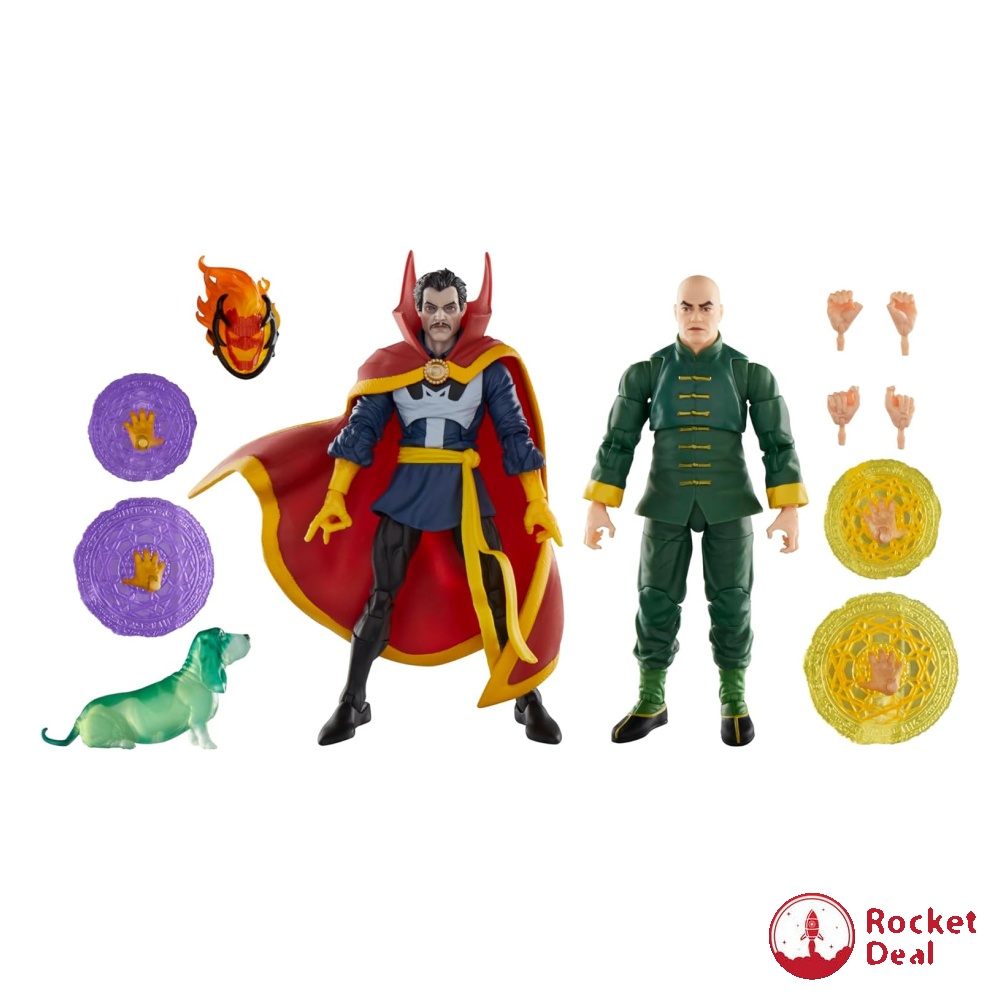 Marvel Legends Series Doctor Strange, Wong and Bats, Comics Collectible ...
