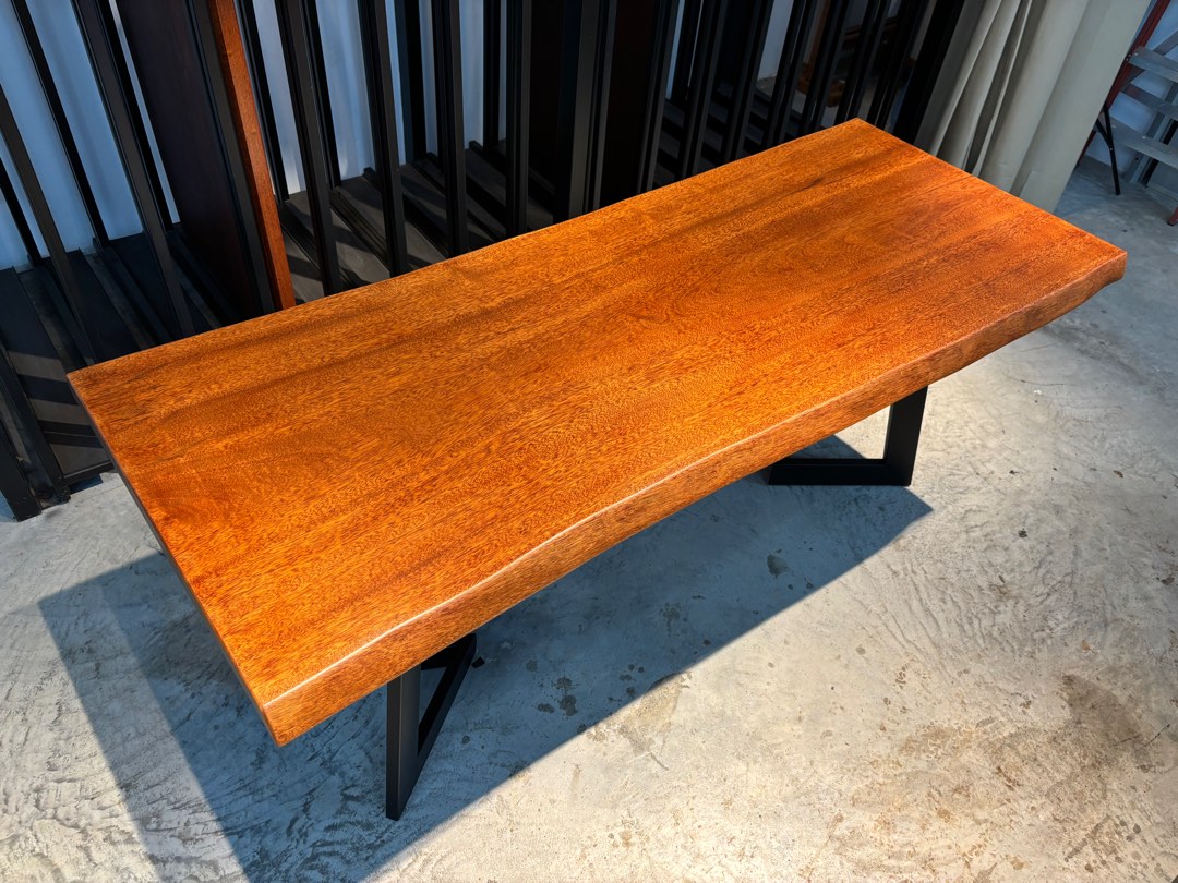 Merbau Solid Wood Table, Furniture & Home Living, Furniture, Tables ...