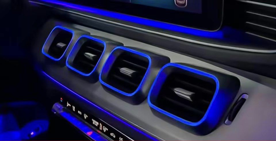Mercedes W167 X167 C167 GLS GLE Interior Led Ambient Light Roof Tweeter ...