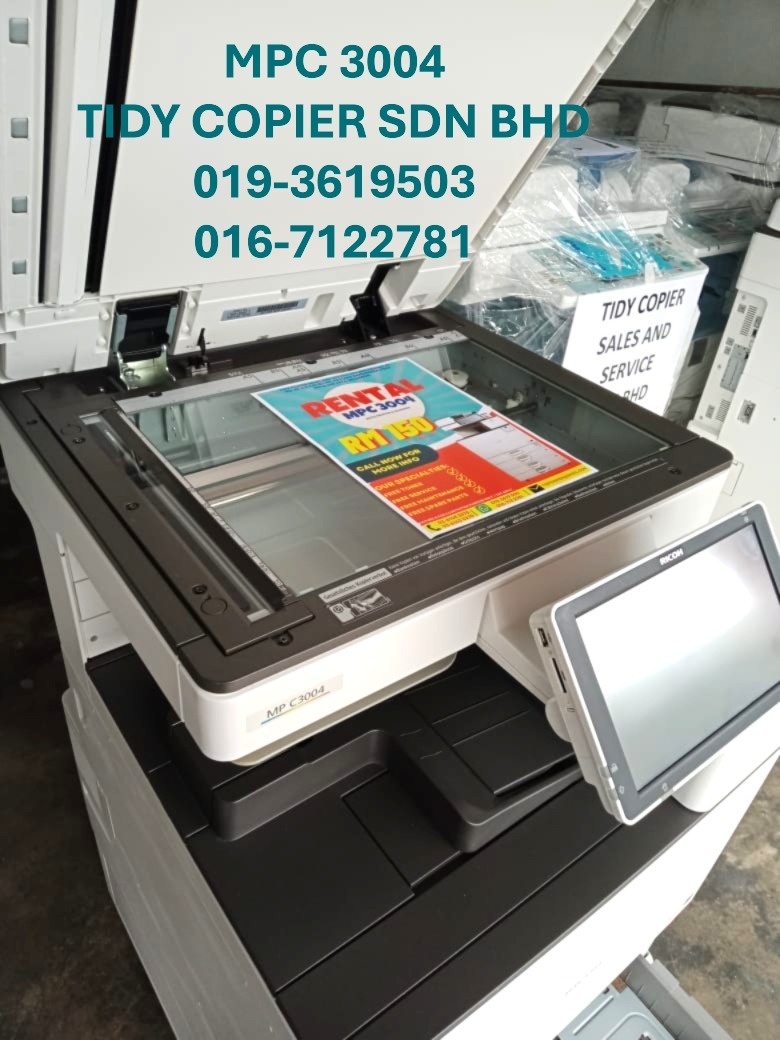 MESIN RICOH PRINTER COLOUR MPC 3004, Computers & Tech, Printers, Scanners & Copiers on Carousell