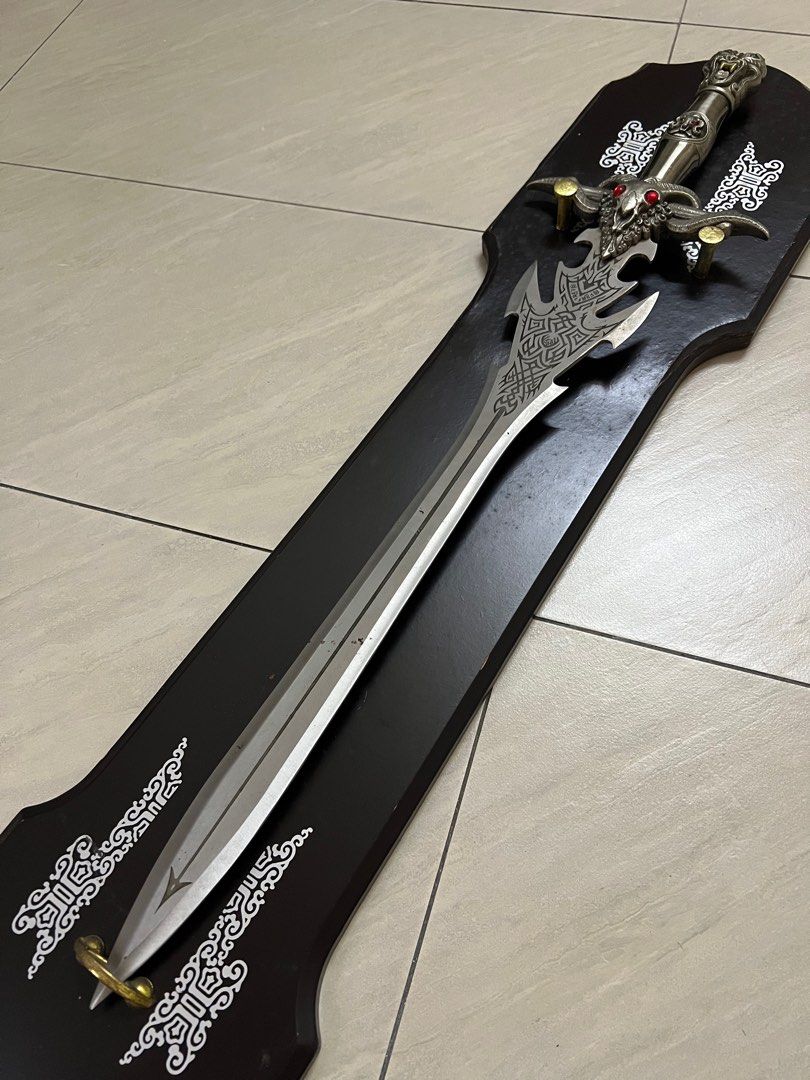 Metal Sword with Word Support, Furniture & Home Living, Home Decor ...