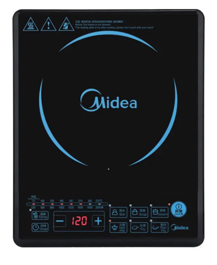 Midea Induction Cookers (MIC2233), TV & Home Appliances, Kitchen ...