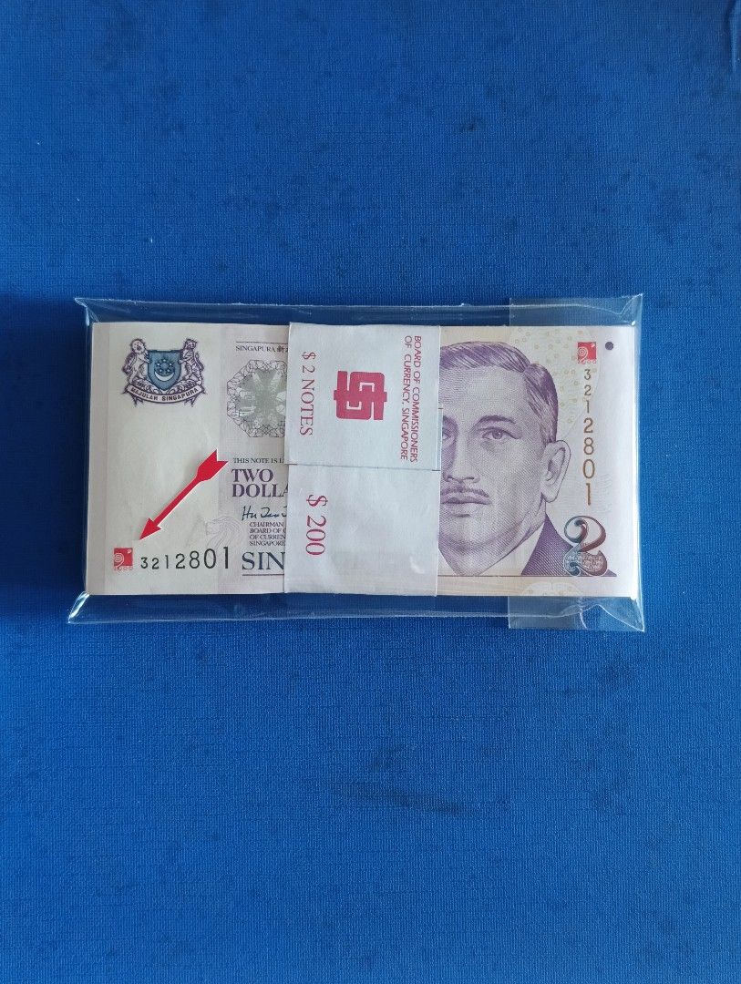 Millennium Portrait Paper Banknote $2 stack Gem Uncirculated Condition ...