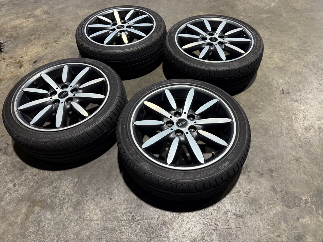 Mini Cooper Original F series 17 inch rims, Car Accessories, Tyres ...