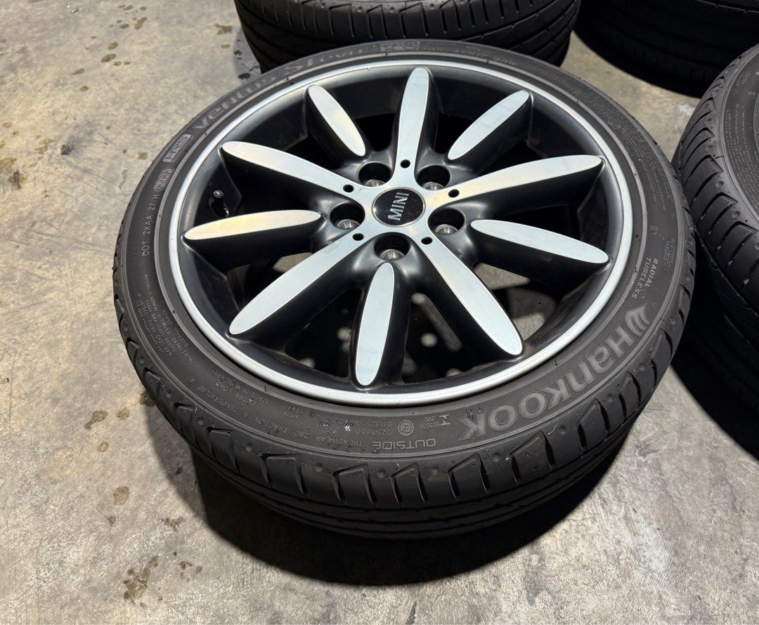 Mini Cooper Original F series 17 inch rims, Car Accessories, Tyres ...