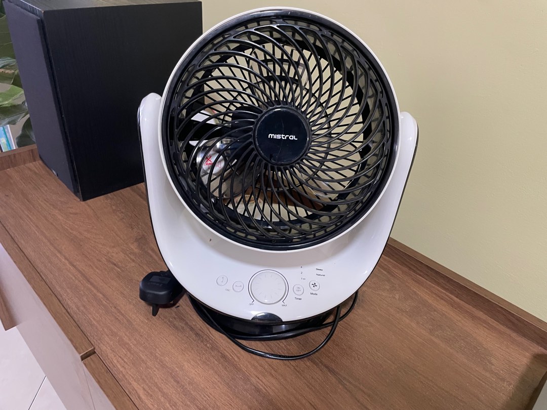 Mistral DC Oscillation Fan/ Air circulator, Furniture & Home Living ...