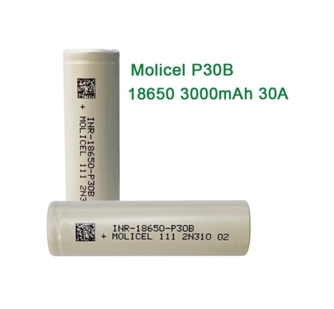 Molicel P30B 18650 3000mah 30A 18650 3.7V Rechargeable Battery, Sports Equipment, Other Sports ...