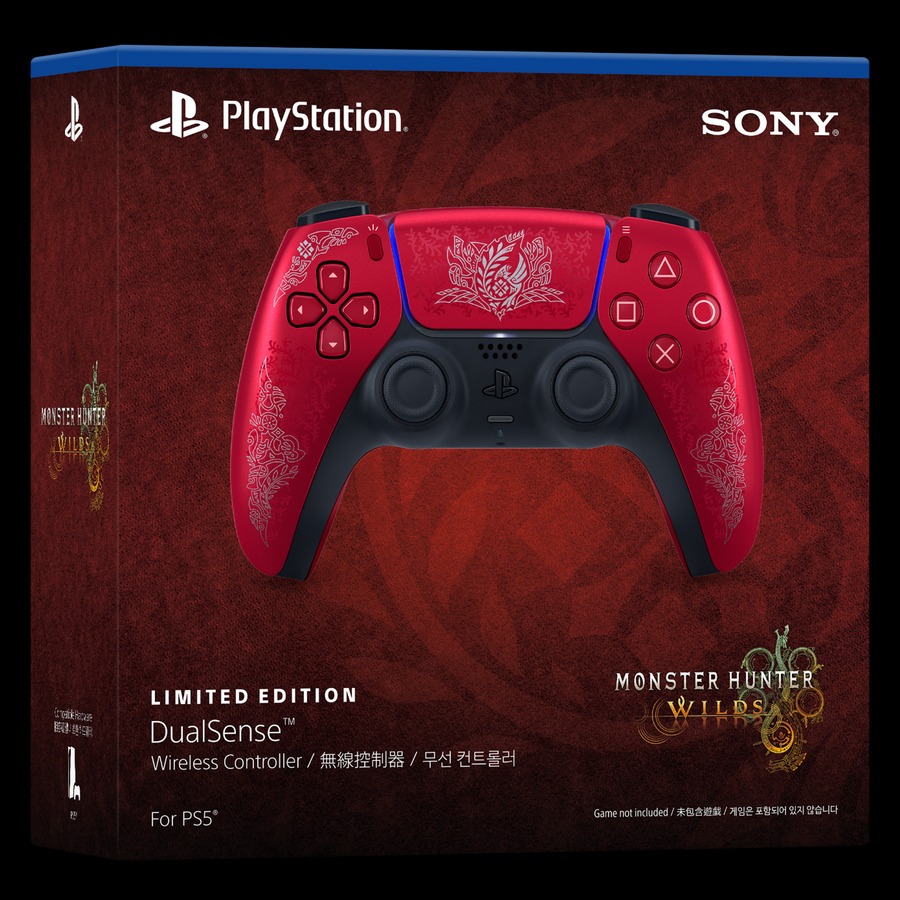 Monster Hunter Wilds Limited Ed DualSense Wireless Controller, Video ...