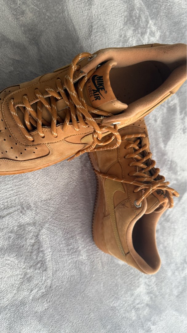 NIKE AIR FORCE 1 (FULL BROWN), Men's Fashion, Footwear, Sneakers on ...