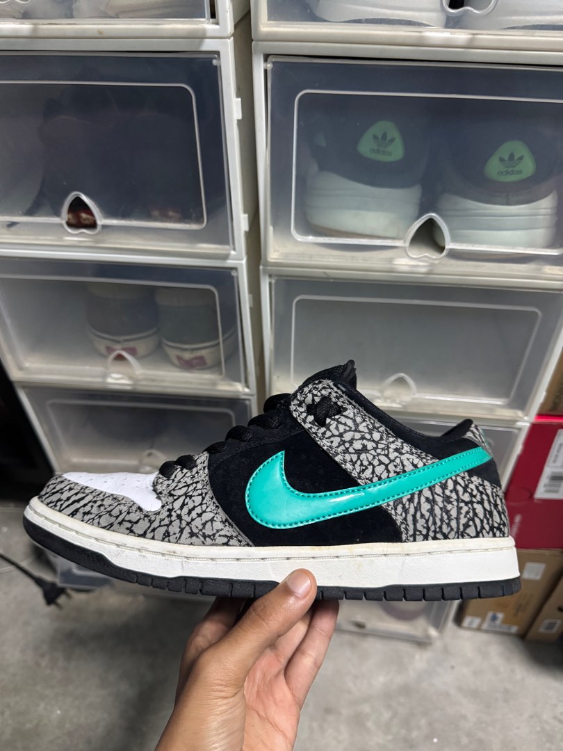 Nike SB Dunk Low Atmos "Elephant", Men's Fashion, Footwear, Sneakers on ...