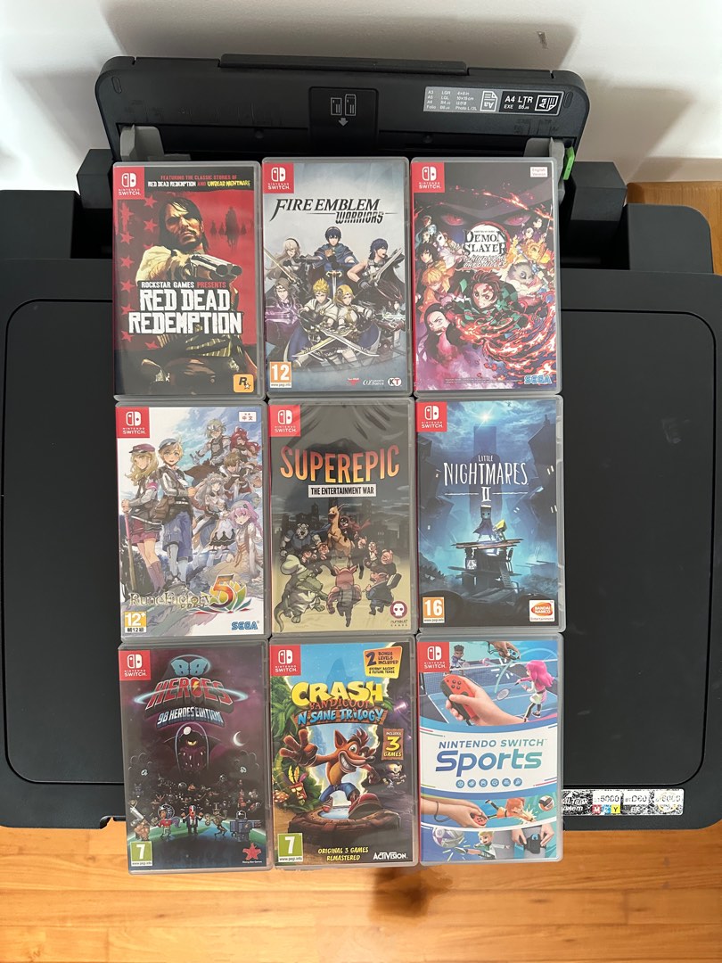 Nintendo Switch game Red dead redemption / Fire emblem warriors / Demon ...