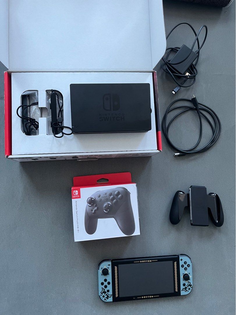 Nintendo Switch V2 Set (atmosphere dual system installed), Video Gaming ...