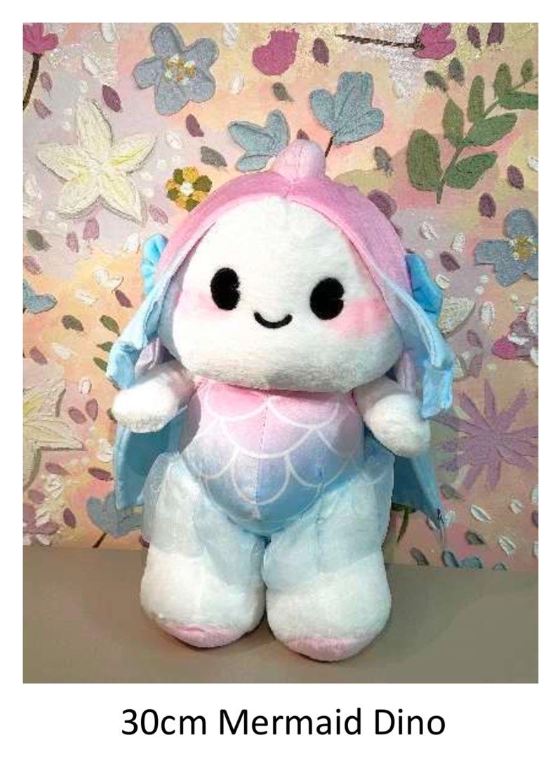 OFFICIAL BIGO Live 30cm Mermaid Dino Plush Toy (Limited Edition ...