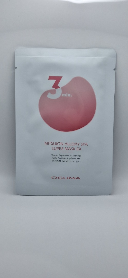 OGUMA 水美媒 Mitsuion AllDay Spa Super Mask Ex 秘之湧天堂之泉玻尿酸水面膜, Beauty & Personal Care, Face, Face ...