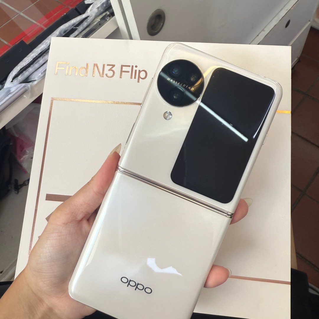 Oppo Find N3 Flip Cream Gold 256GB, Mobile Phones & Gadgets, Mobile ...