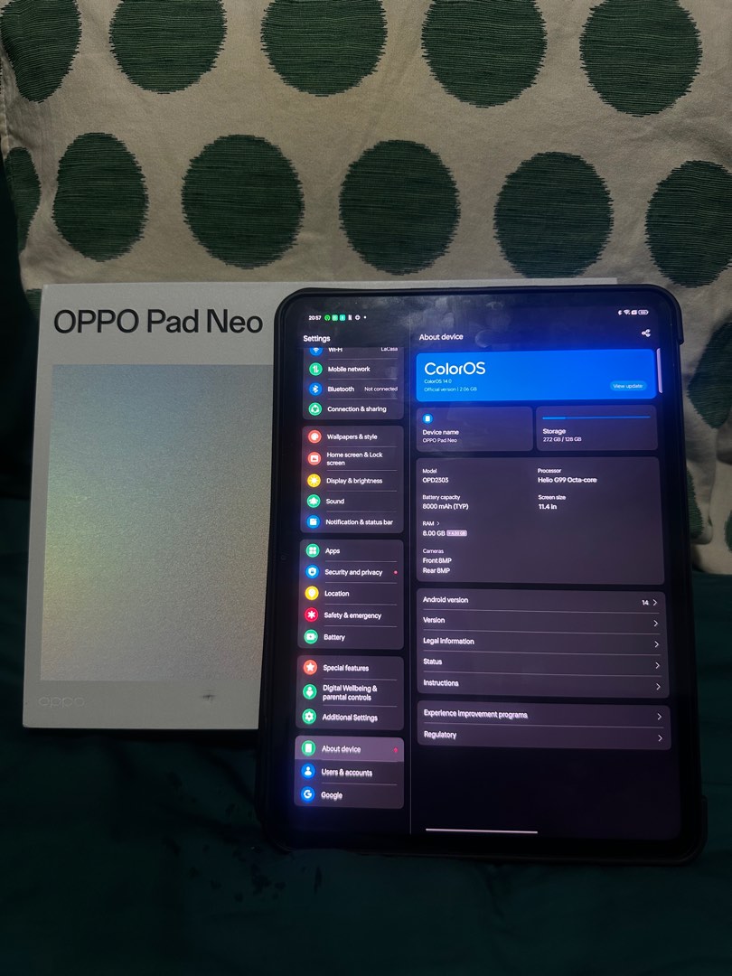 Oppo Pad Neo (LTE) 128GB Space Grey, Mobile Phones & Gadgets, Tablets ...