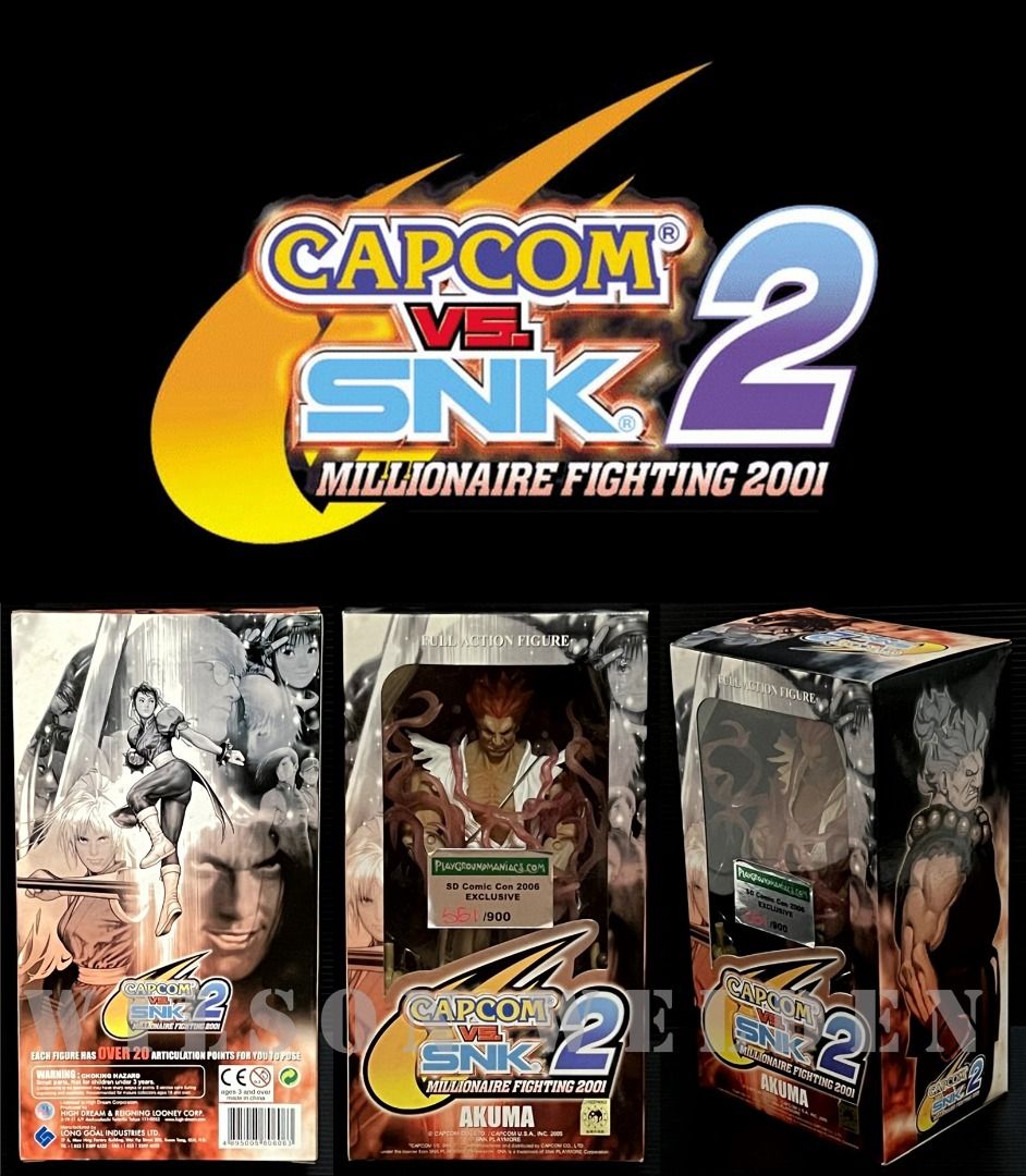 ORIGINAL CAPCOM VS SNK 2 - MILLIONAIRE FIGHTING 2001 | WHITE AKUMA ...