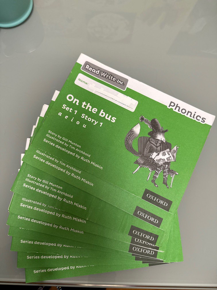 Oxford Read Write Inc. Phonics (1 set 10 books) Green, 興趣及遊戲, 書本 & 文具 ...