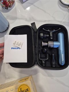 Philips massage gun, Health & Nutrition, Massage Devices on Carousell