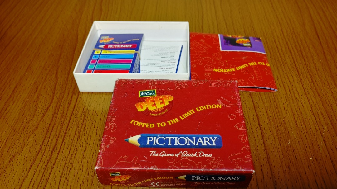 Pictionary card game, Hobbies & Toys, Toys & Games on Carousell