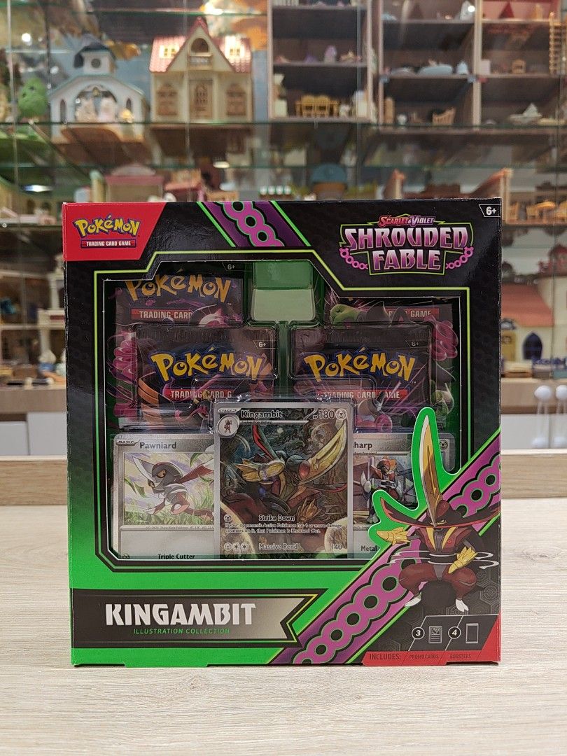 Pokemon TCG - SV6.5 Shrouded Fable Kingambit Illustration Collection, Hobbies & Toys, Toys ...